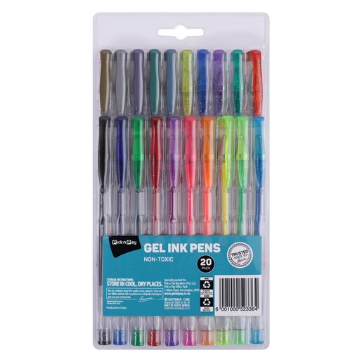 PnP Gel Ink Pens 20 Pack | PnP