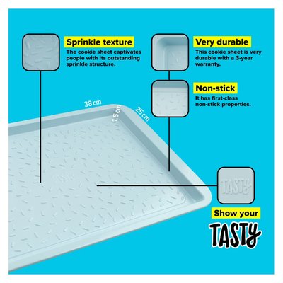 Tasty Structured Cookie Sheet | PnP