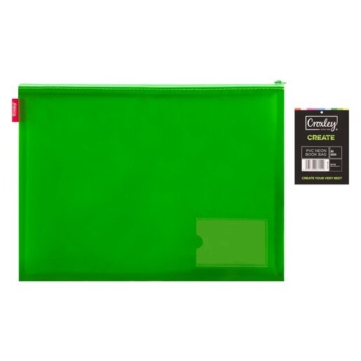 Croxley Neon Book Bag Green | PnP