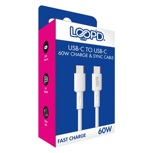 Loopd Type C To Type C Cable 60W | PnP