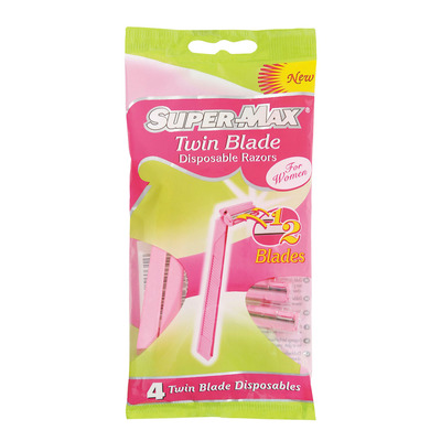 Super-Max Men's Twin Blade Disposable Razors 5ea | PnP