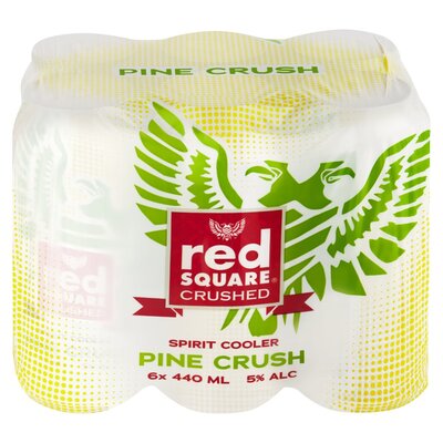 Red Square Crushed Pine Crush Spirit Cooler 6 x 440ml | PnP
