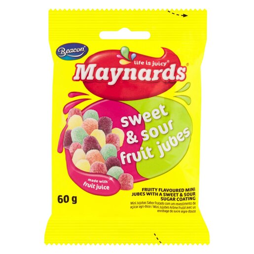 Maynards Mini Sweet & Sour Fruit Jubes 60g | Smart Price Specials | PnP ...