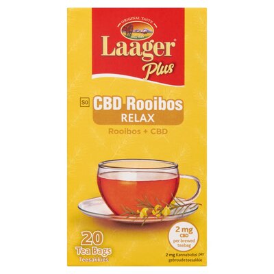 Laager Plus Relax CBD Rooibos Tea 20 Pack | PnP