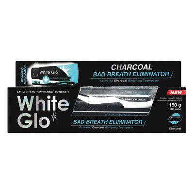 White Glo Charcoal Bad Breath Toothpaste 100ml | PnP