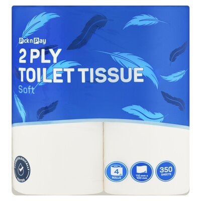 PnP 2 Ply Toilet Tissue Paper 9 Pack | PnP