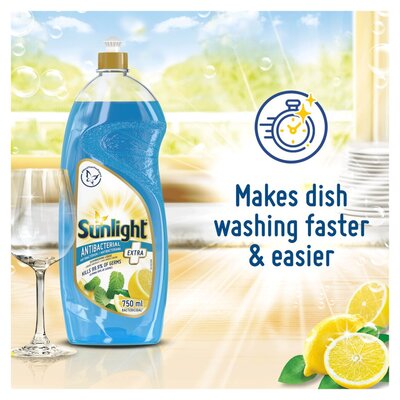 Sunlight Antibacterial Degreasing Dishwashing Liquid Detergent 750ml | PnP