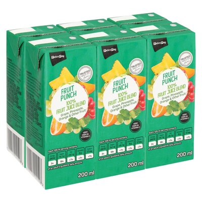 PnP Long Life Fruit Punch Juice 200ml x 6 | Smart Price Specials | PnP Home