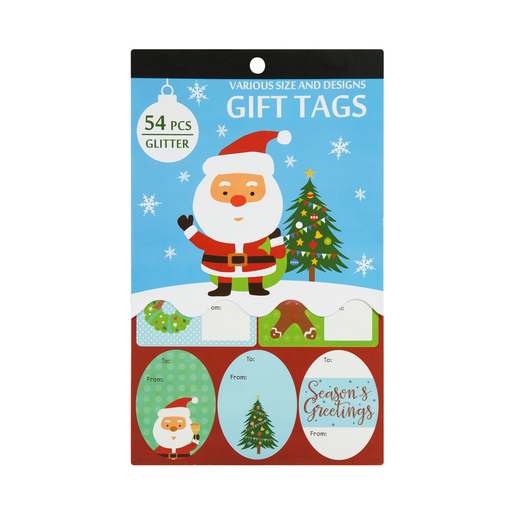 Creative Gift Tags Glittler Book 54 Piece | PnP