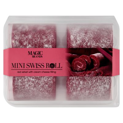Magic Brands Mini Red Velvet Swiss Rolls With Cream Cheese Filling | PnP