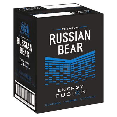 Russian Bear Energy Fusion 750ml x 6 | PnP
