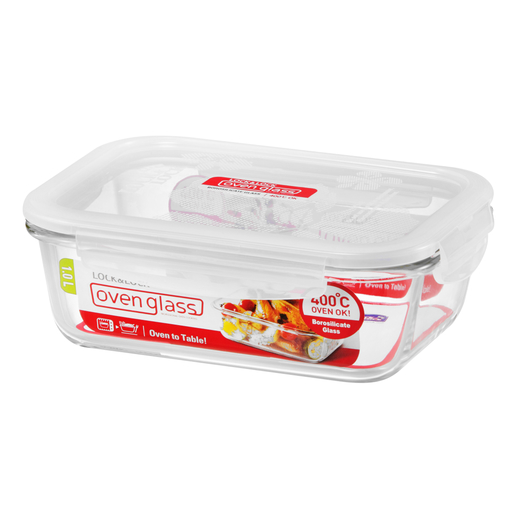 Lock & Lock Euro Glass Rectangular Container 1L | PnP
