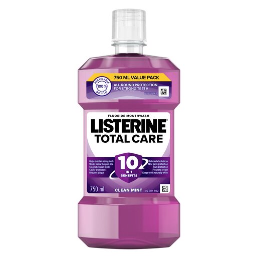 Listerine Mouthwash Total Care 750ml x 12 | PnP
