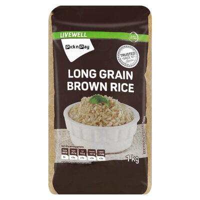 Tastic Wholegrain Long Grain Brown Rice 2kg | PnP