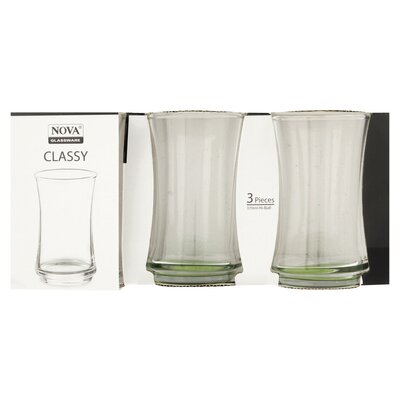 Nova Classy Hi-Ball Glasses 365ml 3 Pack | PnP
