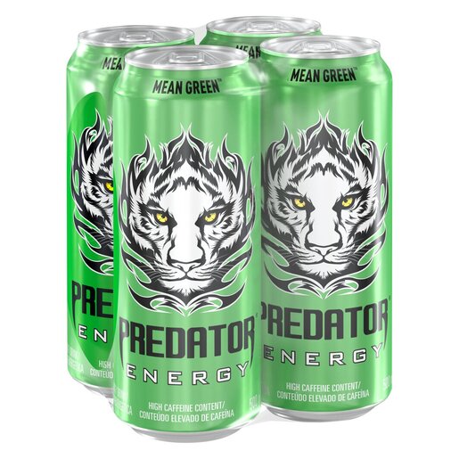 Predator Mean Green Energy Drink 4 x 500ml | PnP
