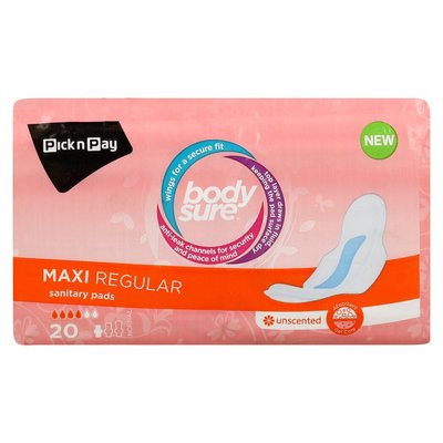 PnP Bodysure Maxi Regular Pads 20 Pack | PnP