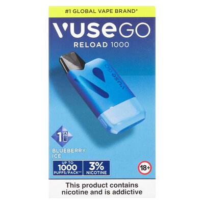 Vuse Go 1000 3 % Blueberry Ice Reload Kit | PnP