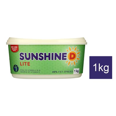 Sunshine D Lite 40% Fat Spread 1kg | PnP