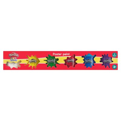 Play Doh Assorted Poster Paints 6 Pack | PnP