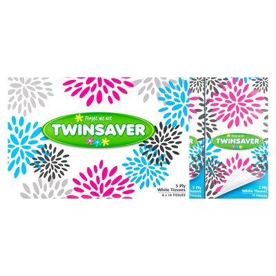 Twinsaver Facial Tissues 3 Ply Pocket Pack | PnP