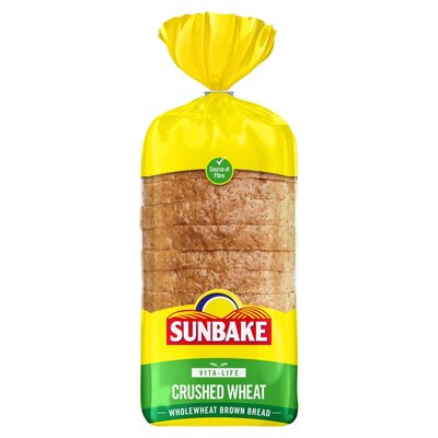 Sunbake Crushed Wheat Brown Sliced 800g | PnP