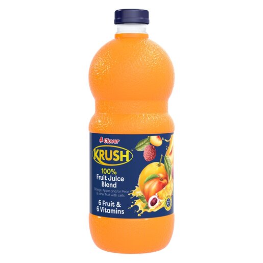 Clover Krush Fruit Juice Blend 100% 6 Fruit & Vitamins 1.5L | PnP