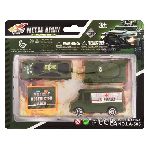 Assorted Service Plastic Vehicle 4 Set | PnP
