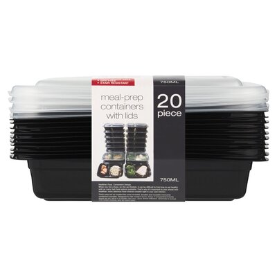 O2 Meal Prep Container Set 20 Piece 750ml | Smart Price Specials | PnP Home