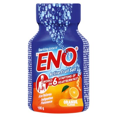Eno Orange Flavoured Antacid Active Fruit Salt 100g | Smart Price ...
