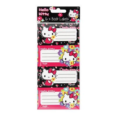 Hello Kitty Kitty Book Labels 16 Pack | PnP