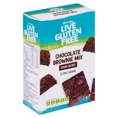 PnP Live Well Gluten Free Chocolate Brownie Mix 300g | PnP