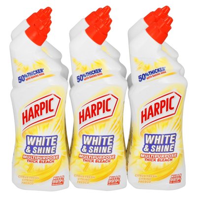 Harpic Toilet Cleaner White & Shine Citrus 750ml x 6 | PnP