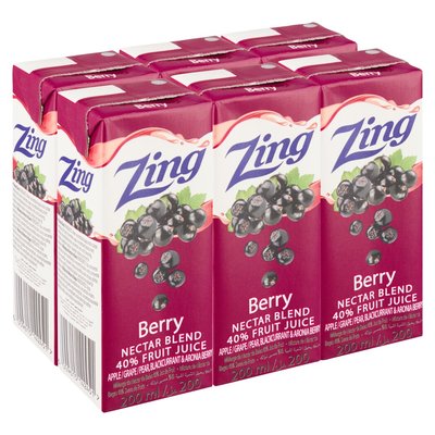 Zing Berry Nectar 200ml x 6 | PnP