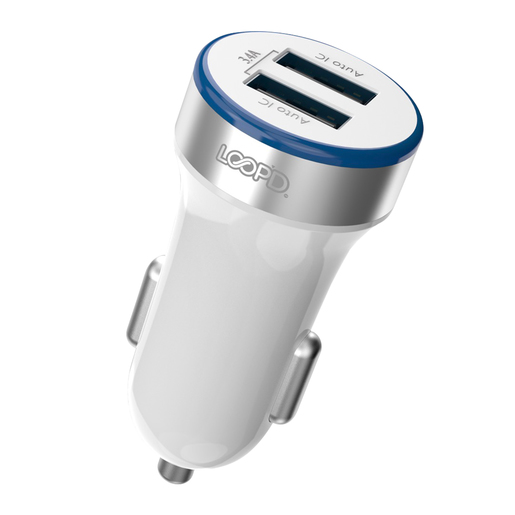 LOOPD 2 Port 3.4A Car Charger | PnP
