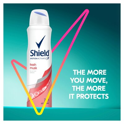 Shield Women Fresh Musk Antiperspirant Deodorant Body Spray 150ml | PnP