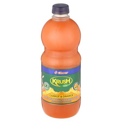 Clover Krush Fruit Juice 100% Carrot & Orange 1.5L | PnP