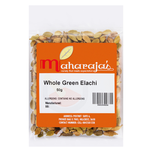 Maharaja's Whole Green Elachi 50g | PnP
