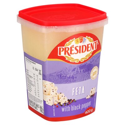 President Feta with Black Pepper 400g | PnP