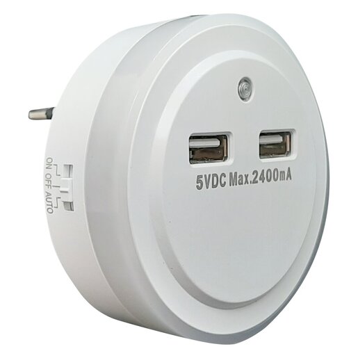 DIY Adaptor 2x Usb Night Light | Smart Price Specials | PnP Home