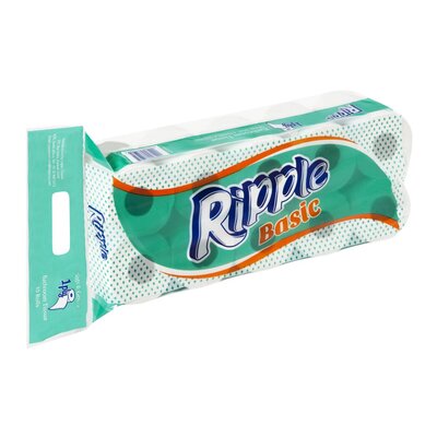 Ripple 1 Ply Toilet Roll Basic 10ea | PnP