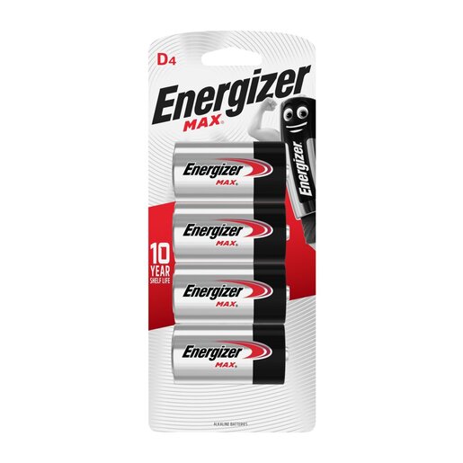 Energizer Max D 4 Pack | PnP