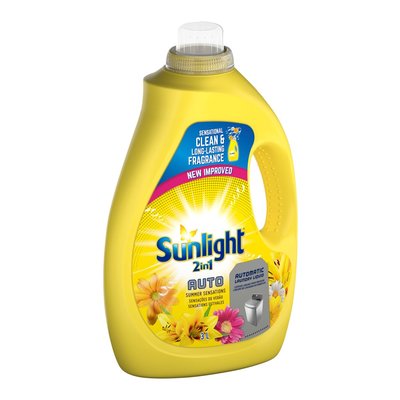 Sunlight Summer Sensations 2in1 Auto Washing Liquid Detergent 3L ...