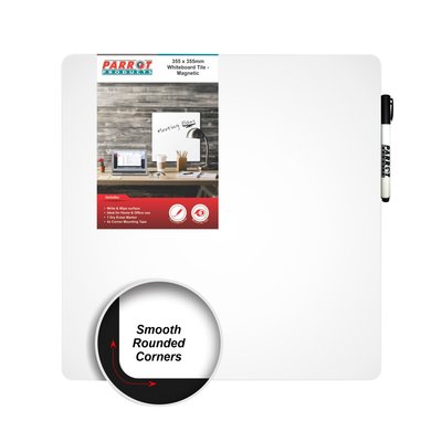 Parrot Slimline Non-Magnetic Whiteboard 600 x 450 mm | Smart Price ...