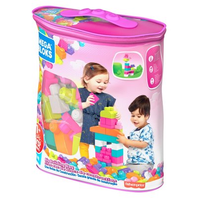 Megabloks Pink Building Bag 60 Piece | PnP