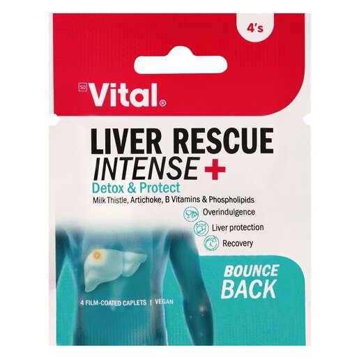 Vital Liver Rescue Intense Capsules 4 Pack | PnP