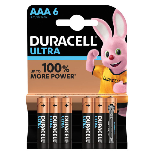 Duracell Ultra Power AAA 6 Pack x 10 | PnP