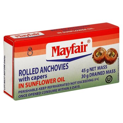 Mayfair Anchovy Rolled Caper 45g | PnP