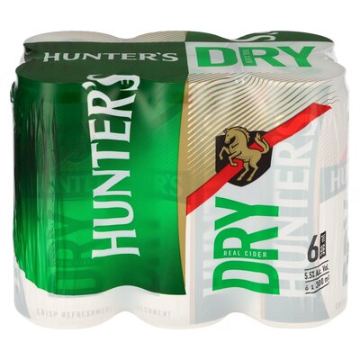 Hunters Dry Can 6 x 300ml | PnP