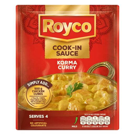 Royco Korma Curry Cook In Sauce 41g | PnP